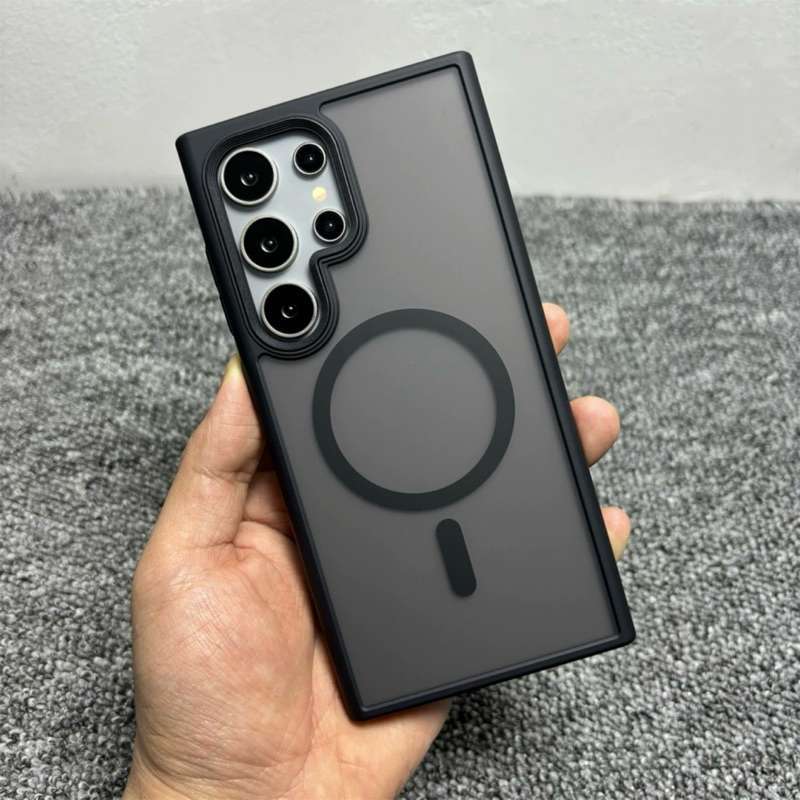 Jual Casing Samsung S22 Ultra Case MagSafe Black Matte Di Seller ...