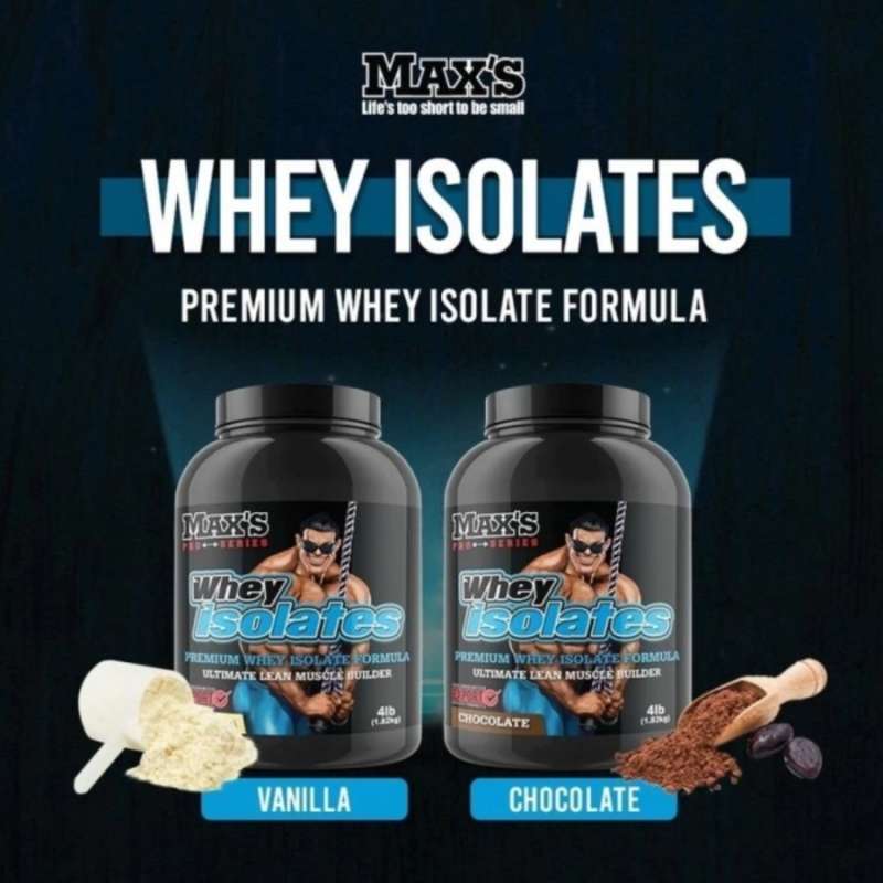 Jual Max's Max Maxs Pro Series Whey Protein Isolate 4 Lbs Lb 4lbs 4lb ...