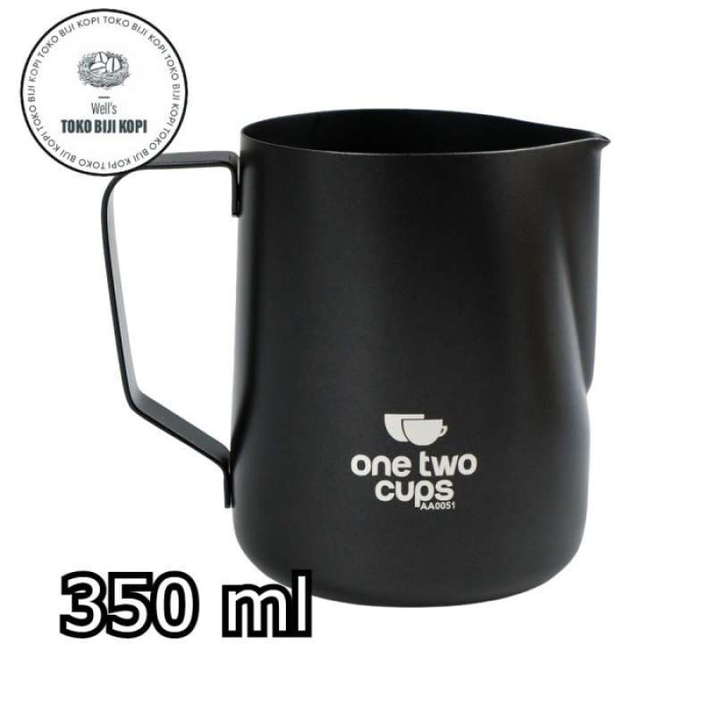 Jual Milk Jug Kopi Espresso Latte Art Stainless Steel Hitam - 350ml Di ...