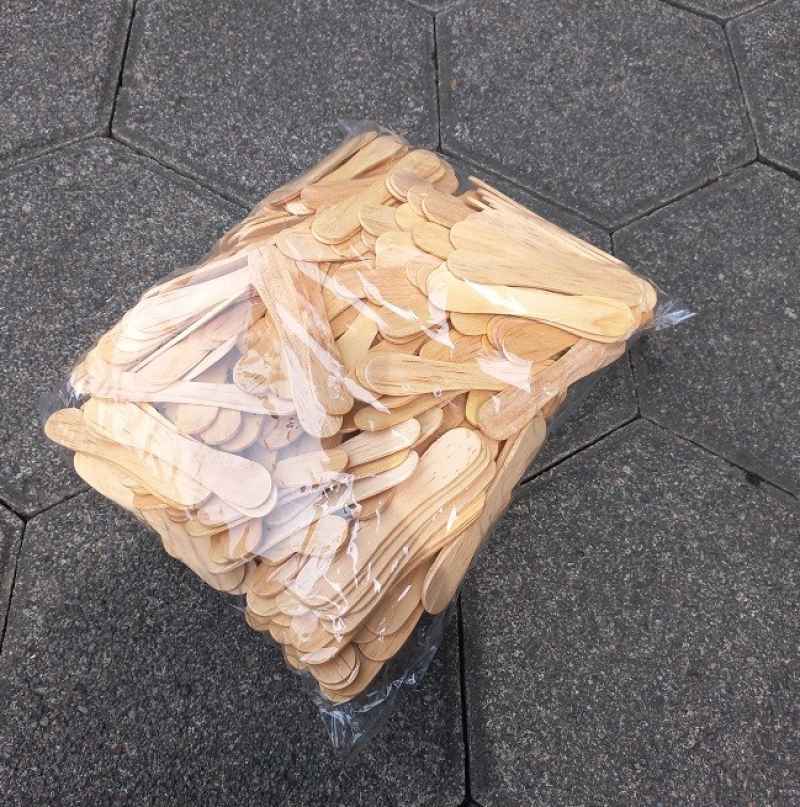 Jual Sendok Kayu Ice Cream/gelato Jumbo - 1 Dus/box Pinus - 4 Box Di ...