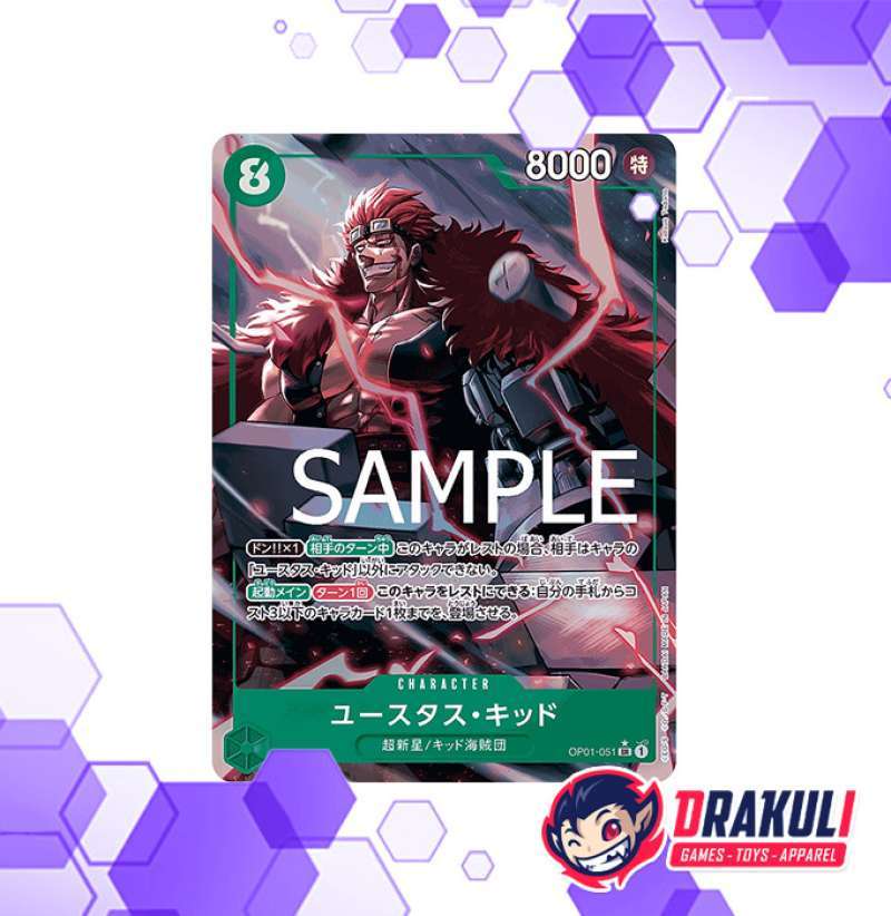 Jual One Piece Card Game Prb01 - Eustass Kid Op01-051 P-sr Di Seller Drakuli Games Official ...