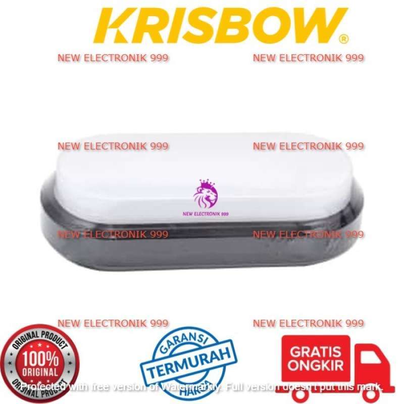 Promo Krisbow Lampu Dinding Led Oval 16w 6500k Cool Daylight 10160783 ...