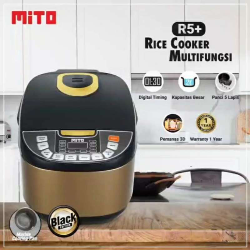 Promo (garansi Resmi) Rice Cooker Mito 8 In1 R5 Plus Rice Cooker ...