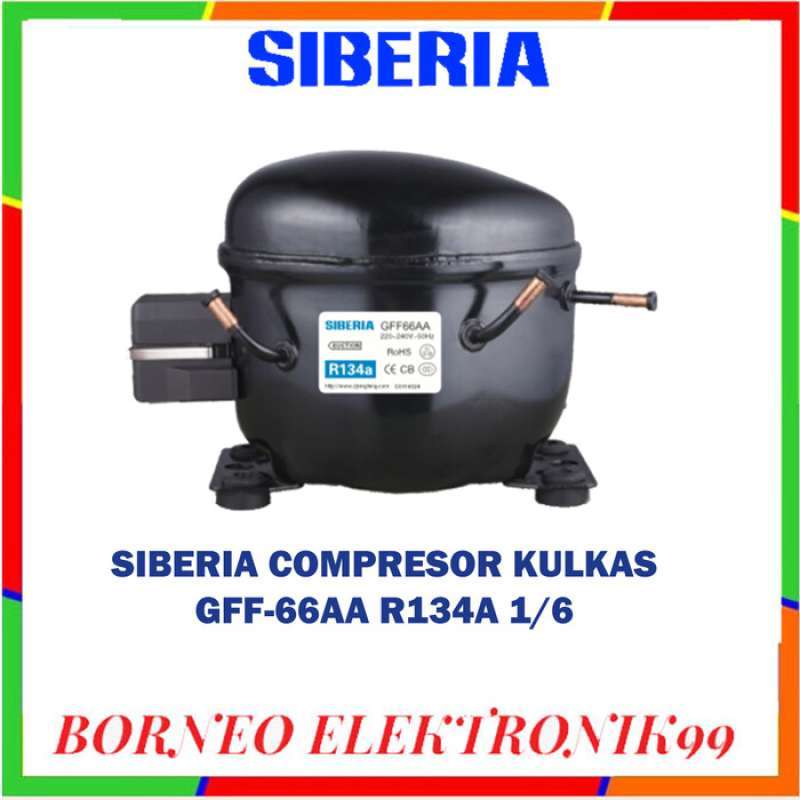 Promo Compressor Siberia Kulkas,freezer,show Case Gff66aa R-134a Diskon ...