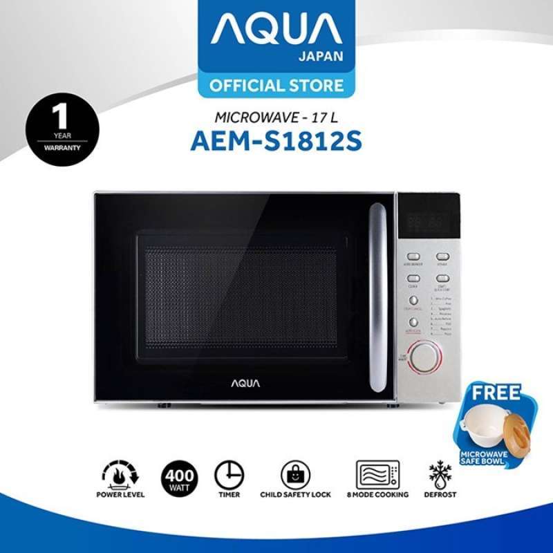 Promo Microwave Aqua Aem-s1812s Low Watt 400 Watt Garansi Resmi Aqua Diskon 23% Di Seller ...