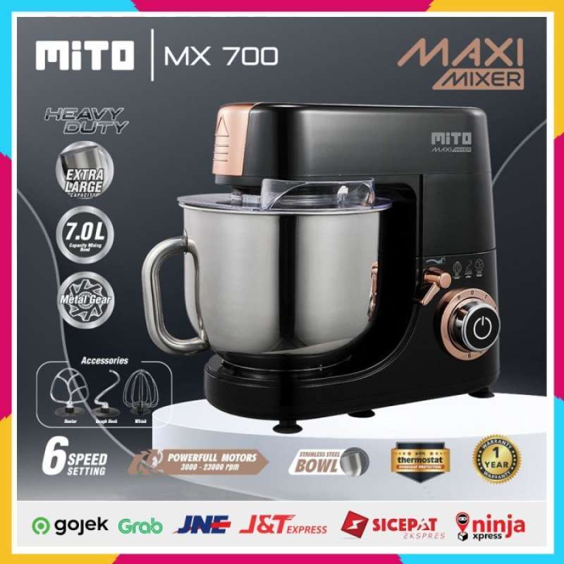 Promo Mito Mixer Mx 700 Mx-700 Stand Maxi Mixer 7 Liter Garansi Resmi ...