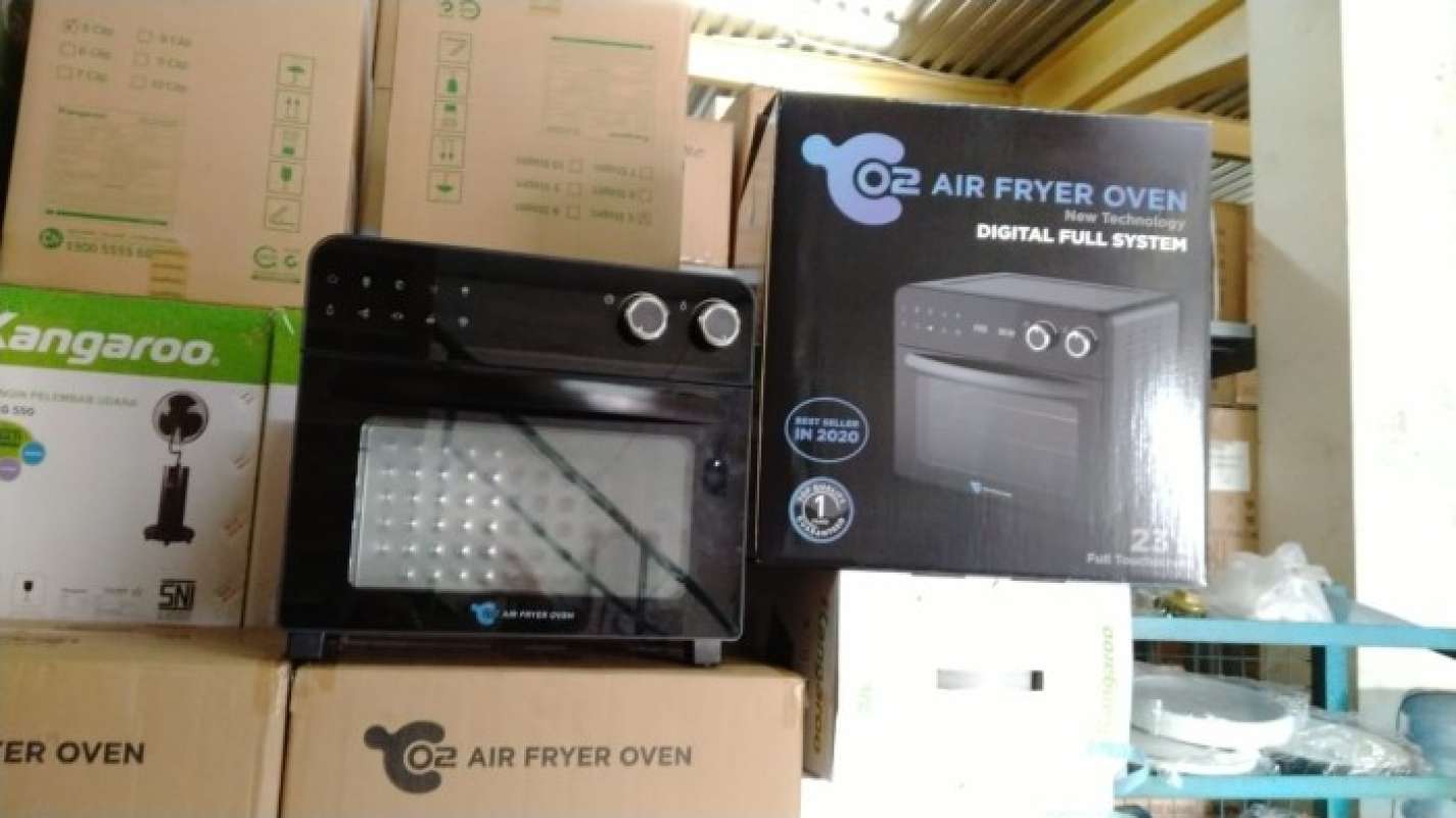 Promo Oxynic O2afo Digital Full Touchscreen Air Fryer Oven 23 Liter ...