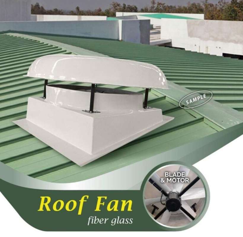 Jual Cke Kipas Atap Plastik Roof Fan 50 Inch Fiber Glass Rf-fg-rte1460 ...