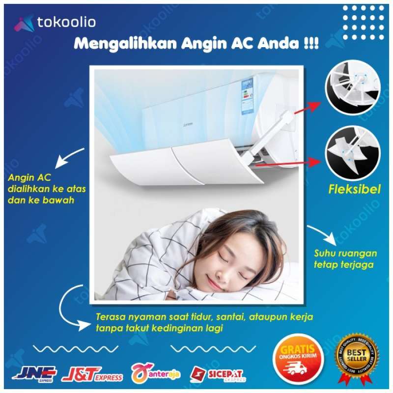 Promo Reflektor Talang Cover Penahan Angin Ac 1/2 1 2 Pk / Reflector ...