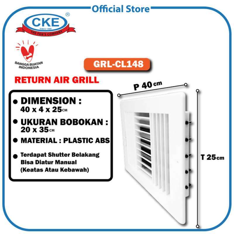 Promo Rag Return Air Grille Ukuran 26 X 40 Grill Ac Diskon 23% Di ...