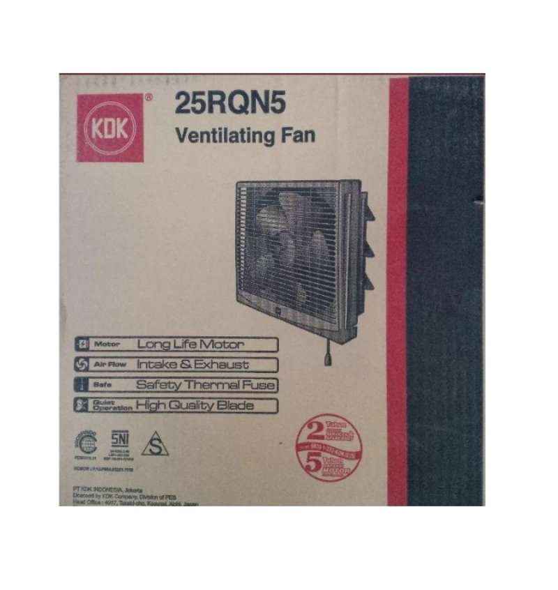 Promo Exhaust Fan Wall Dinding Kdk-25rqn Diskon 23% Di Seller Hirai ...