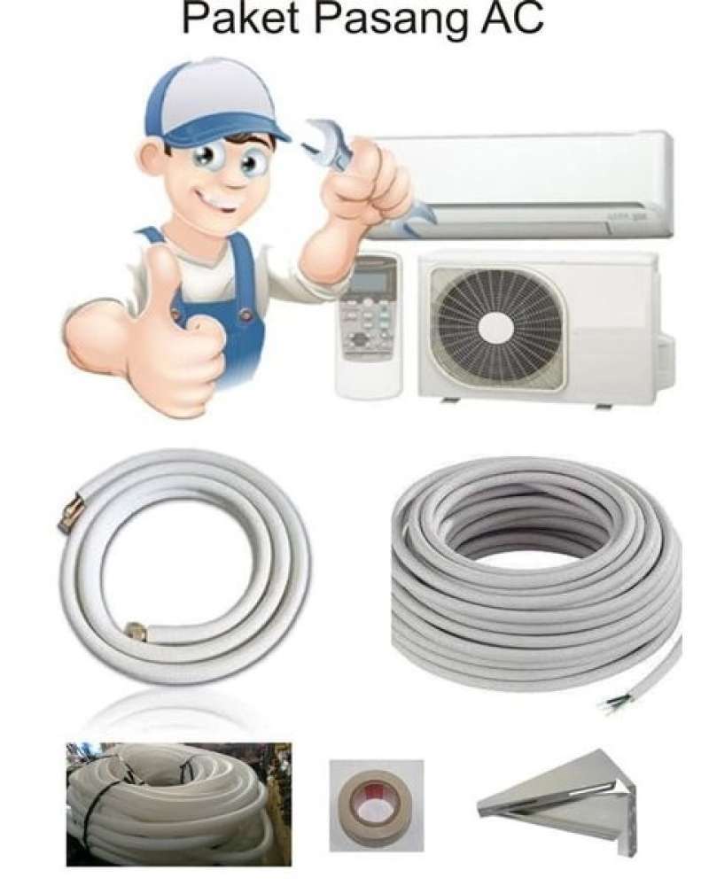 Promo Paket Instalasi Pemasangan Ac Baru 0,5pk Sampai 1pk Pipa 0.6 ...