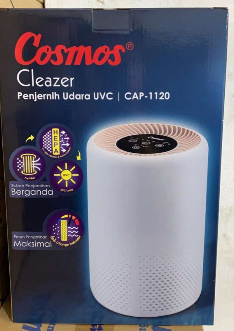 Promo Cosmos Air Purifier Cap 1120 Penjernih Udara Hepa 10 M2 Uvc ...