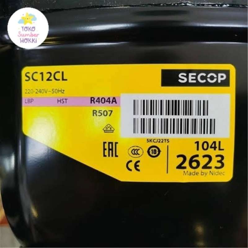 Promo Kompresor Ac Secop Danfoss Sc12cl R404a/r507 Diskon 23% Di Seller ...