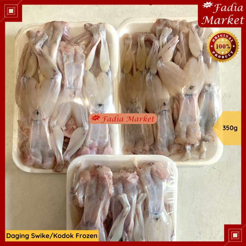 Jual Daging Kodok Swike Katak Beku Frozen Fresh Segar 350g (bisa ...