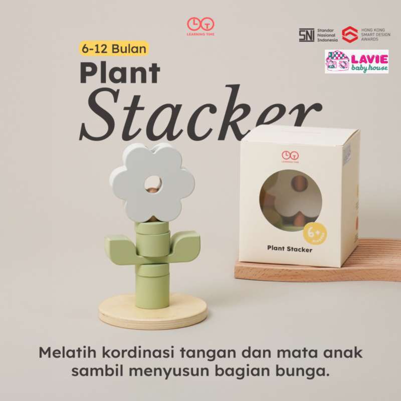 Jual Learning Time Plant Stacker Movement Series - Mainan Kayu Tumpuk ...