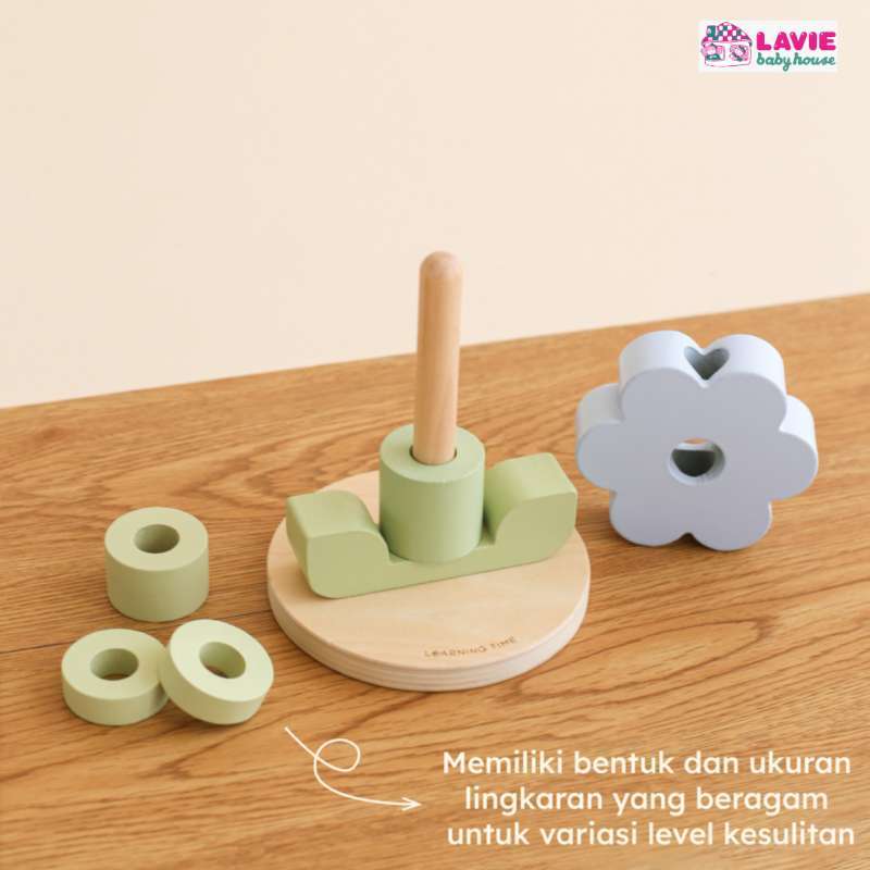 Jual Learning Time Plant Stacker Movement Series - Mainan Kayu Tumpuk ...
