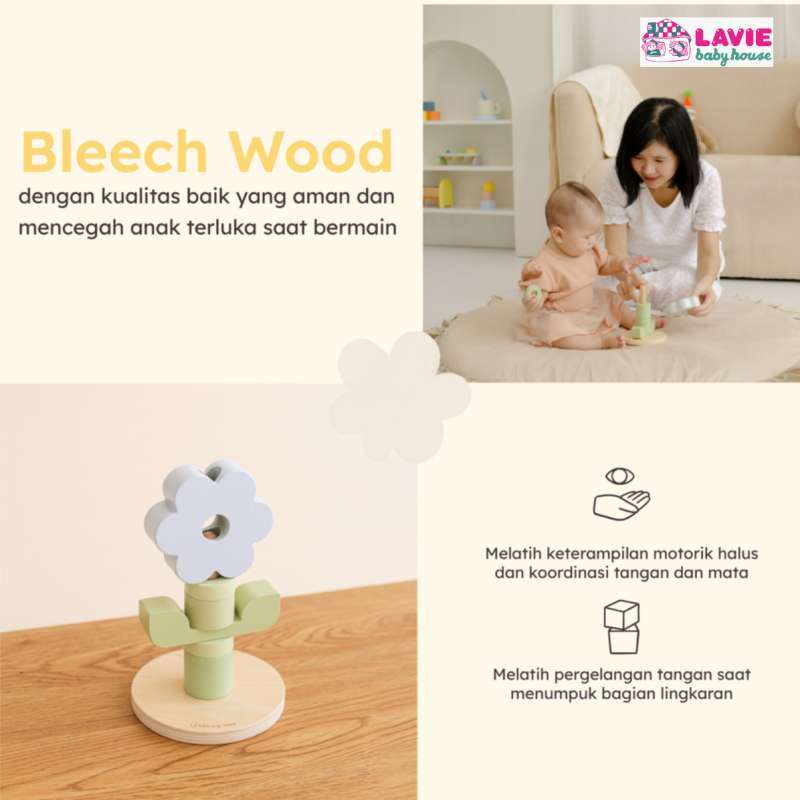 Jual Learning Time Plant Stacker Movement Series - Mainan Kayu Tumpuk ...