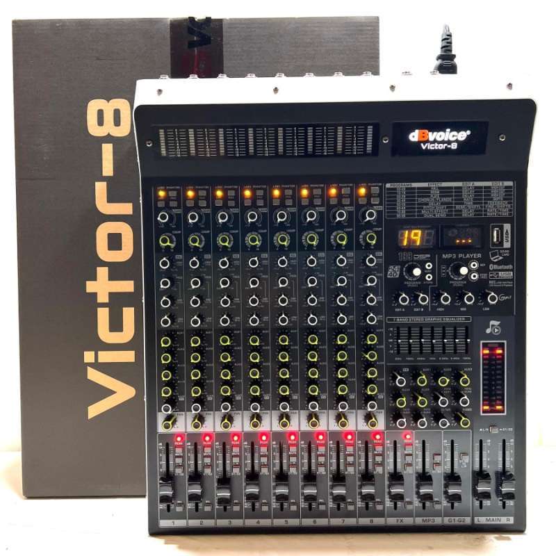 Jual Mixer Db Voice Victor 8 Original 8 Channel Dbvoice 8 Channel ...