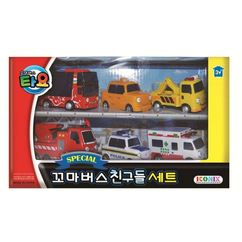 Jual Iconix Tayo The Little Bus Mini Cars Set 6 Styles Tyt-112010 ...