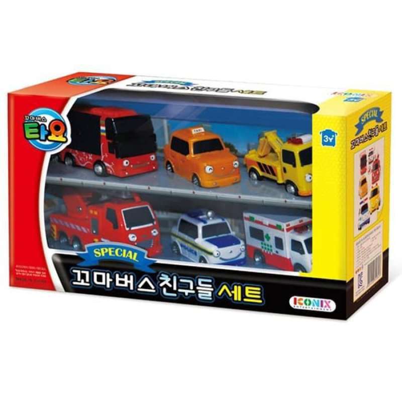 Jual Iconix Tayo The Little Bus Mini Cars Set 6 Styles Tyt-112010 ...