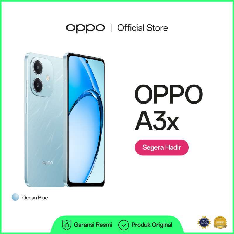 Jual [new Launch] A3x 4/128 Gb Di Seller Oppo Indonesia Official Store - Gandasari, Kota ...