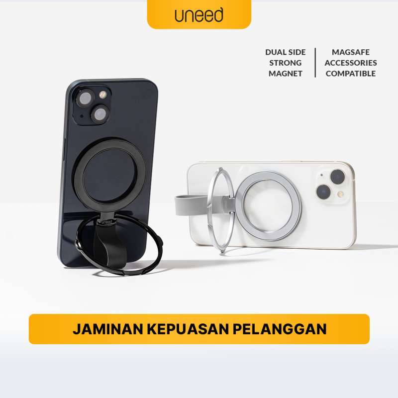 Promo Uneed Magnetic Phone Kick Stand Holder With Finger Band Magforce ...