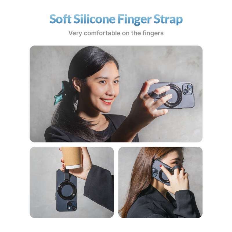 Promo Uneed Magnetic Phone Kick Stand Holder With Finger Band Magforce ...
