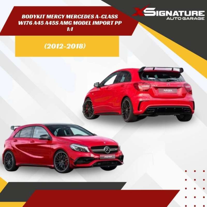 Jual Bodykit Mercy Mercedes A-class W176 A45 A45s Amg Model 2012-2018 ...