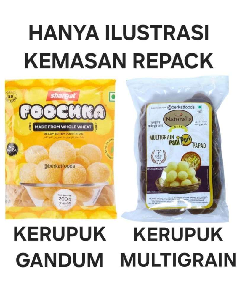 Jual Pani Puri Set Lengkap Mini / Kerupuk Dry Puri, Boondi Isian ...