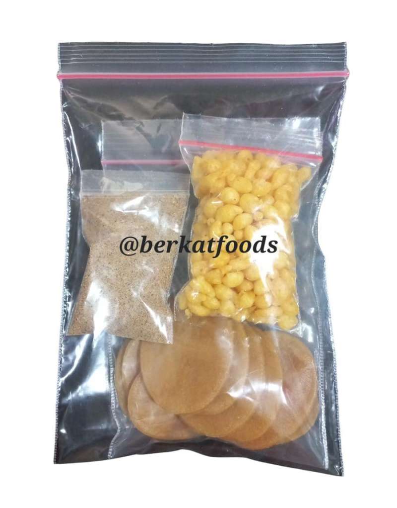 Jual Pani Puri Set Lengkap Mini / Kerupuk Dry Puri, Boondi Isian ...