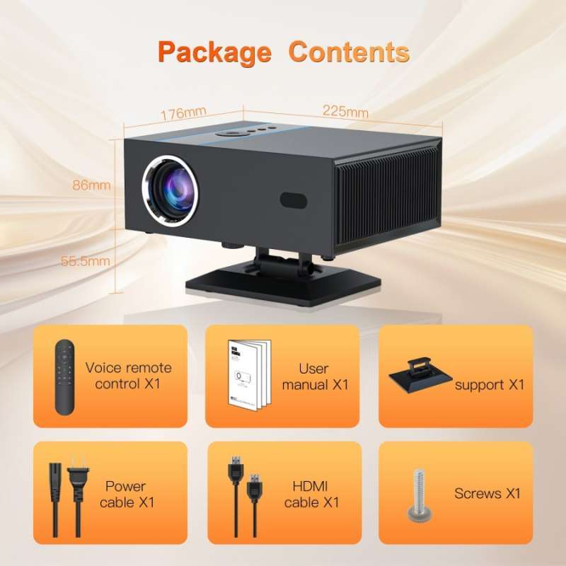 Promo Proyektor Android Xnano X6 Smart Projector Android 4k Full Hd ...