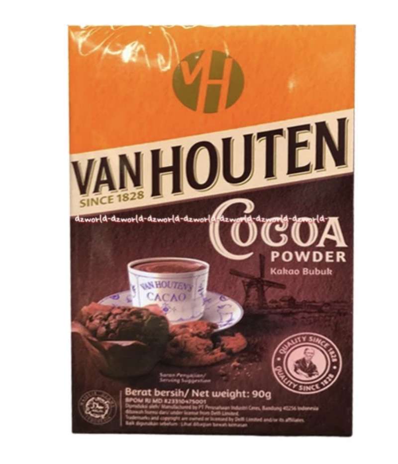 Jual Vanhouten Cocoa Powder 90gr Bubuk Cocoa Murni Coklat Kokoa Untuk ...