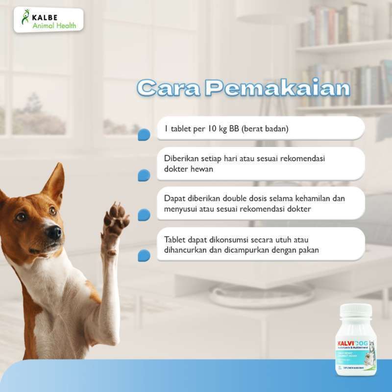 Promo Kalvidog 30 Tablet - Multivitamin Anjing Diskon 18% Di Seller ...