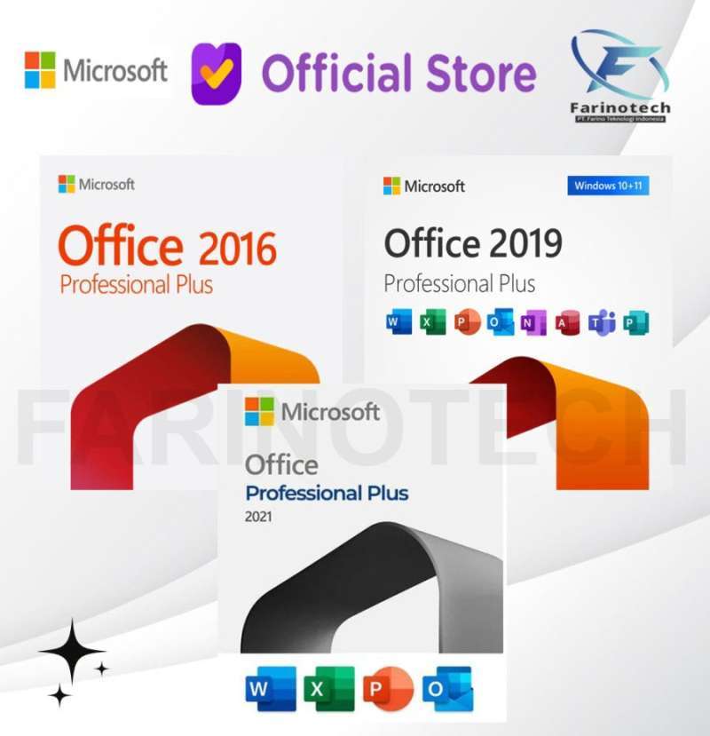 Jual Microsoft Office 2021 2019 2016 Professional Plus Original License Key Lifetime - Win 10 ...