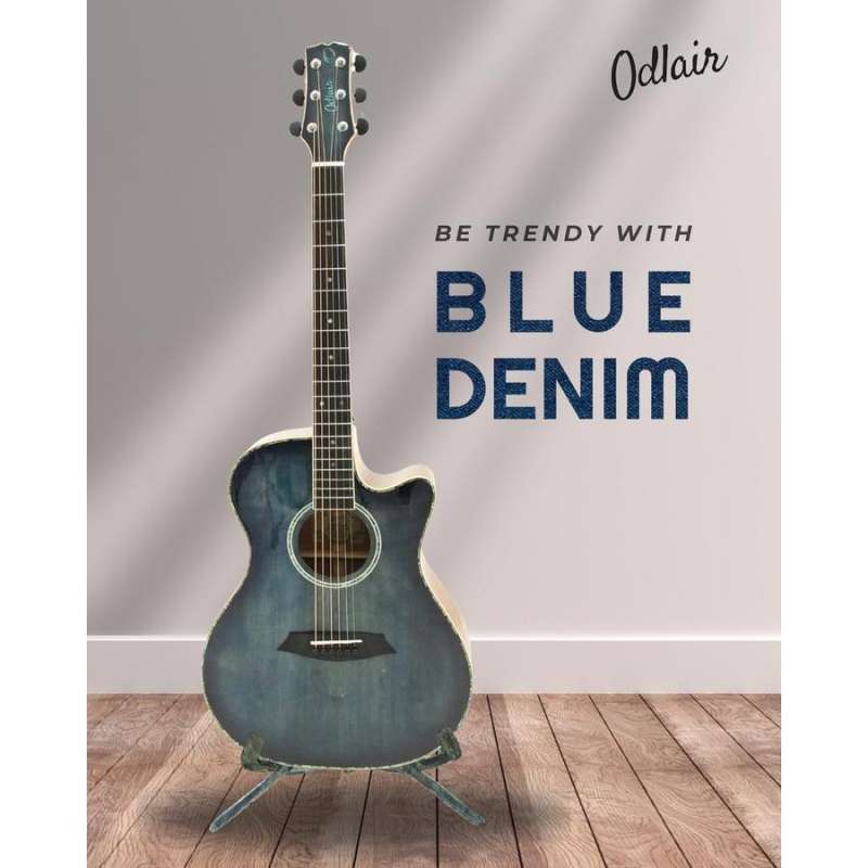 Jual Gitar Akustik Elektrik Odlair Om501 Denim Series Original With Bag ...