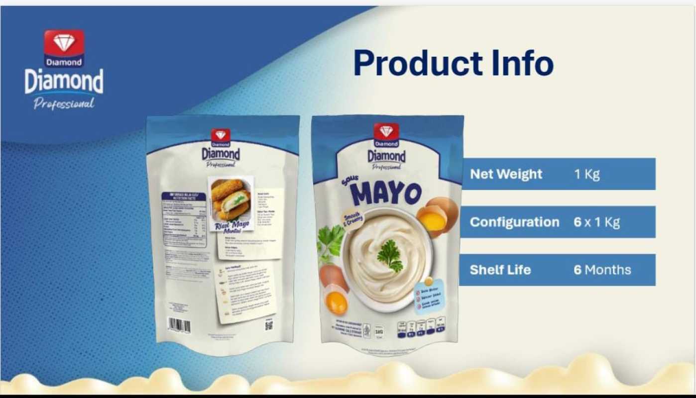 Jual Mayonaise Diamond 1kg Mayones Premium Di Seller Toko Pangan Djaya ...