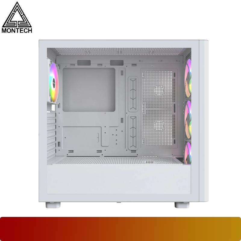 Jual Montech Xr Wood | Nature Meets High Airflow Power Pc Case - White ...