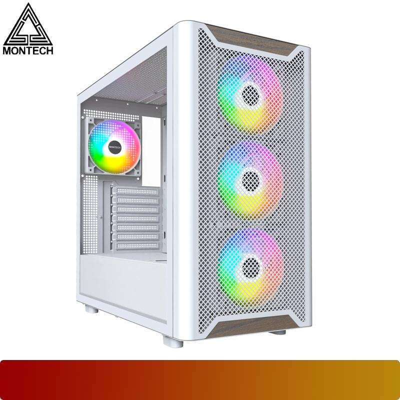 Jual Montech Xr Wood | Nature Meets High Airflow Power Pc Case - White ...