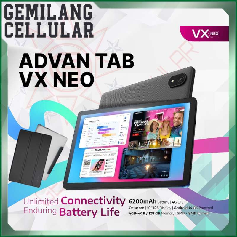Promo Advan Tab Vx Neo 4/128 ( 4gb/ 128gb ) 10.1 Ips Screen , Tablet 10 ...