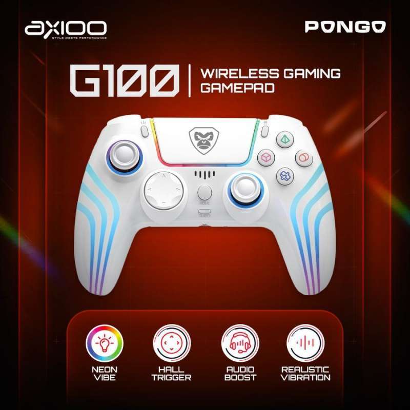 Jual Gamepad Axioo Pongo G100 Joystick Dual Mode Gaming Wireless ...