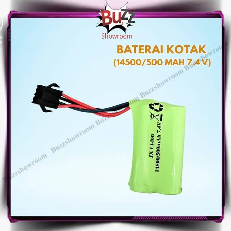 Jual Baterai Charge Li-ion 14500 7.4 V 500mah Batre Rc Mobil Remote ...