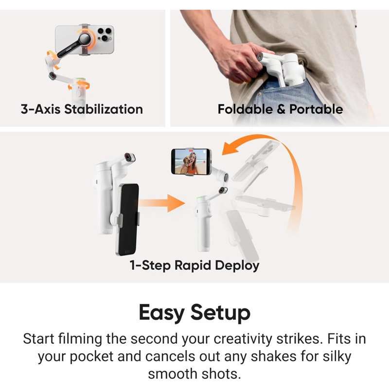 Promo Jpc Kemang Insta360 Flow 2 Pro Standard / Creator / Ai Tracker ...