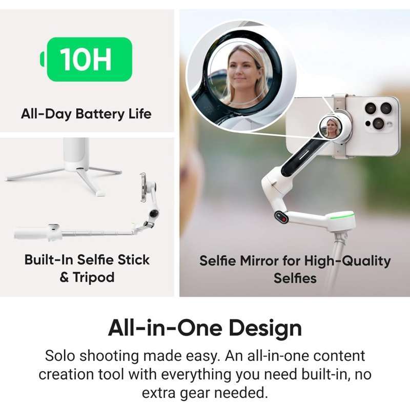 Promo Jpc Kemang Insta360 Flow 2 Pro Standard / Creator / Ai Tracker ...