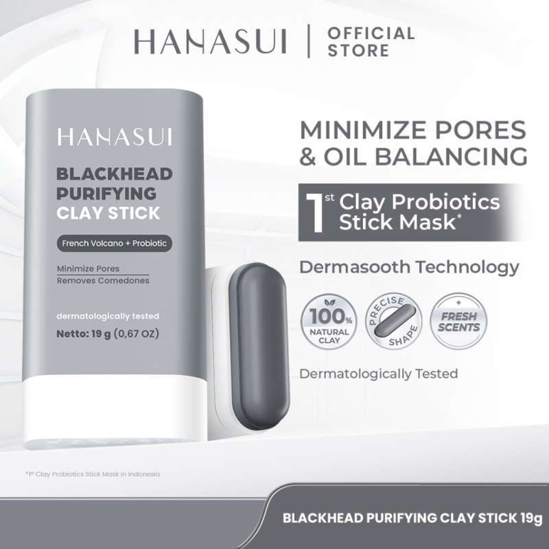 Promo [new] Hanasui Clay Stick Mask - Masker Wajah Mencerahkan ...