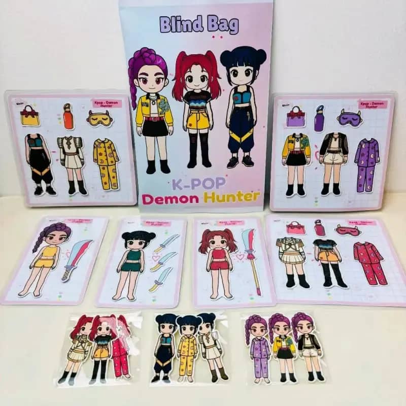 Jual Blind Bag Paper Doll Kpop Demon Hunter Chibi 9,5cm Di Seller ...