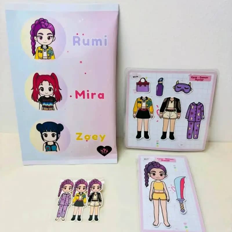 Jual Blind Bag Paper Doll Kpop Demon Hunter Chibi 9,5cm Di Seller ...