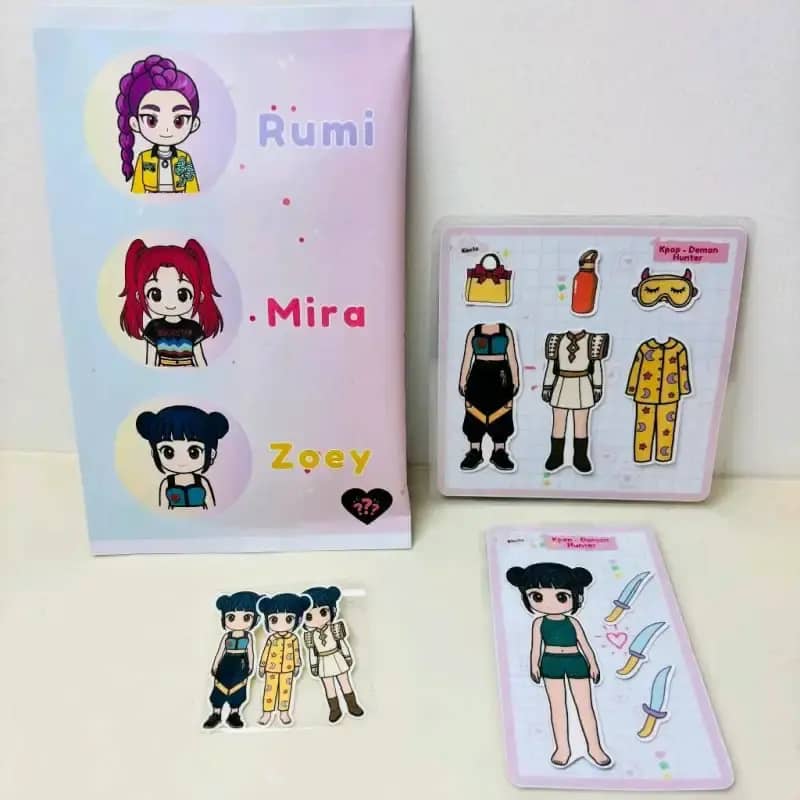 Jual Blind Bag Paper Doll Kpop Demon Hunter Chibi 9,5cm Di Seller ...