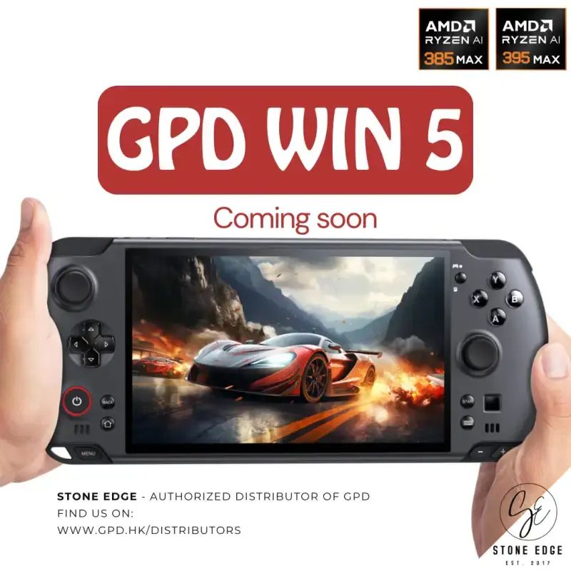Promo Gpd Win 5 Win5 Laptop Gaming Mini Handheld Ryzen Ai 385 Ai+ 395 ...