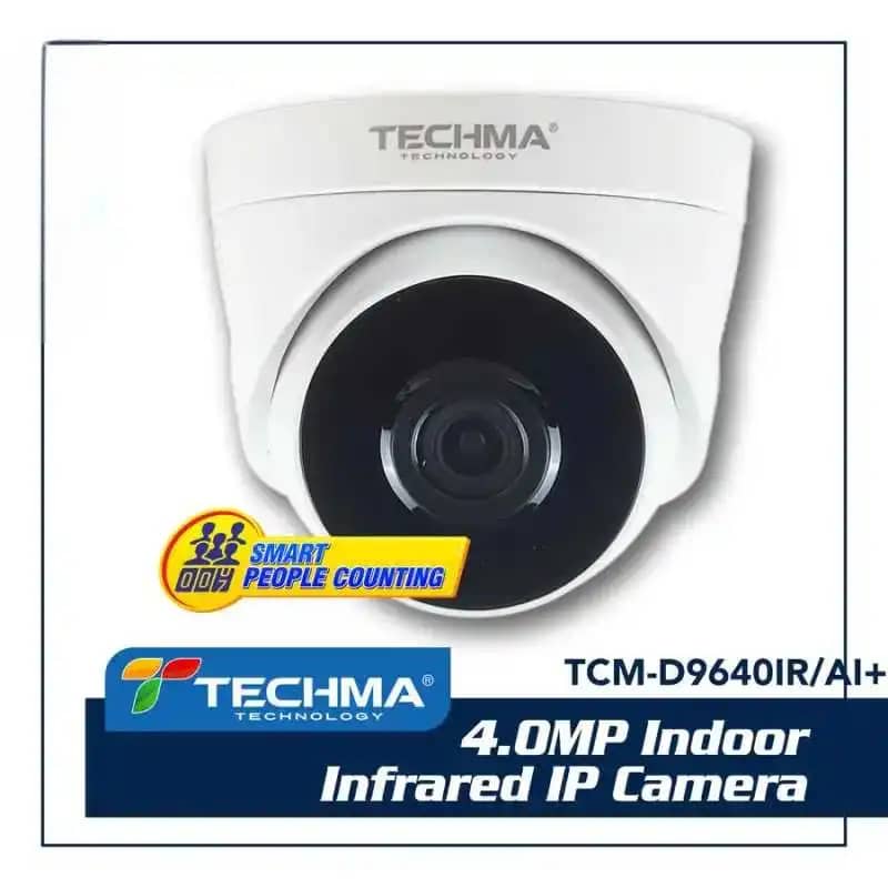Jual Techma Kamera Ip 4mp Tcm-d9640ir/ai+ Dengan Audio Mic Dan Lensa 2 ...